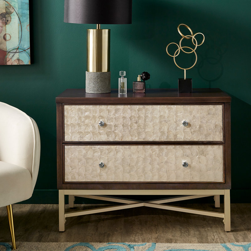 Kingstown Home Frame 2 Drawer End Table | Wayfair