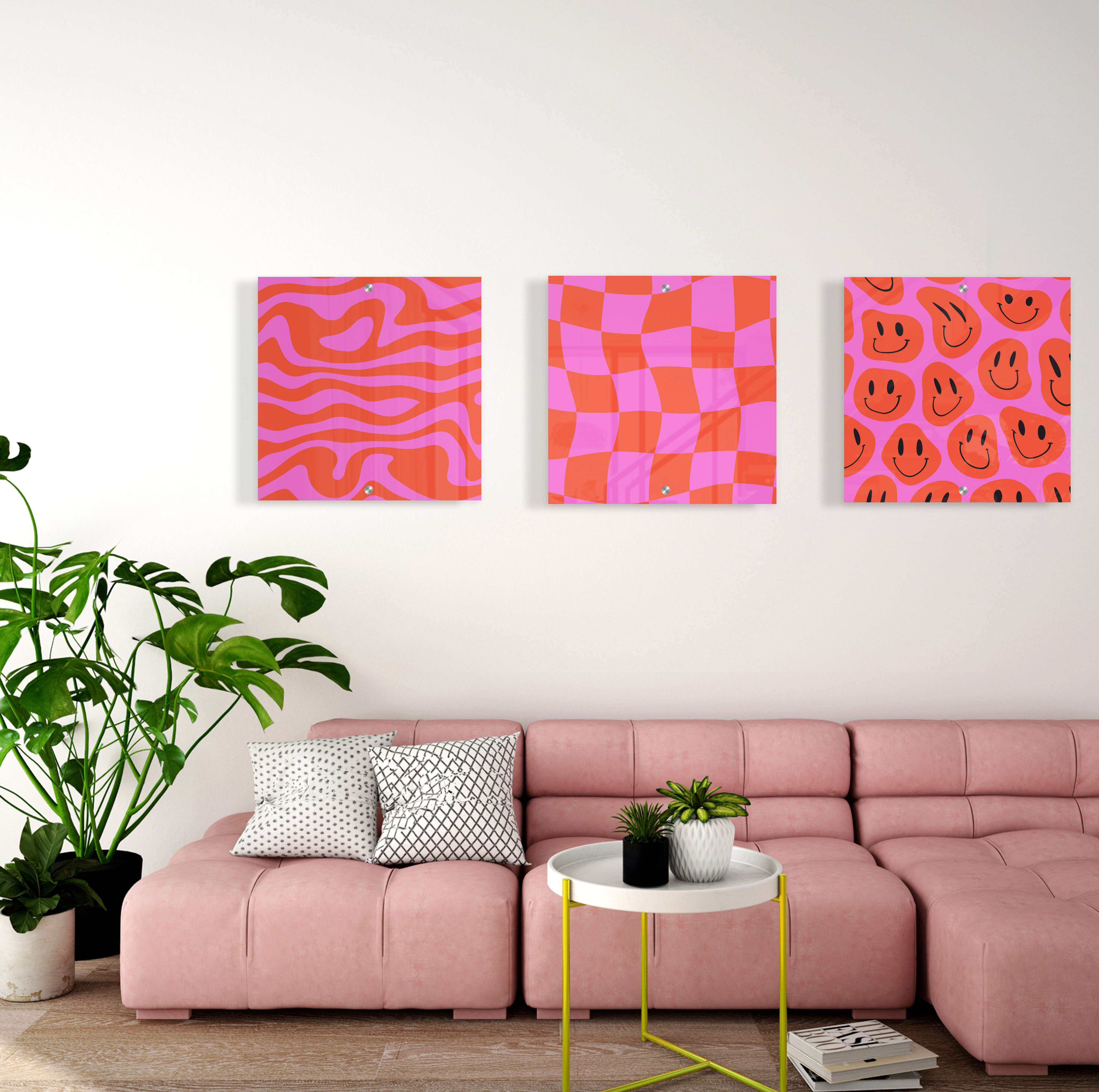 UniQstiQ 3 Piece Smile Wall Décor Set | Wayfair