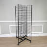 Rebrilliant Four-Sided Gridwall Display Rack Black 33.5X33.5X70" 3X4 ...