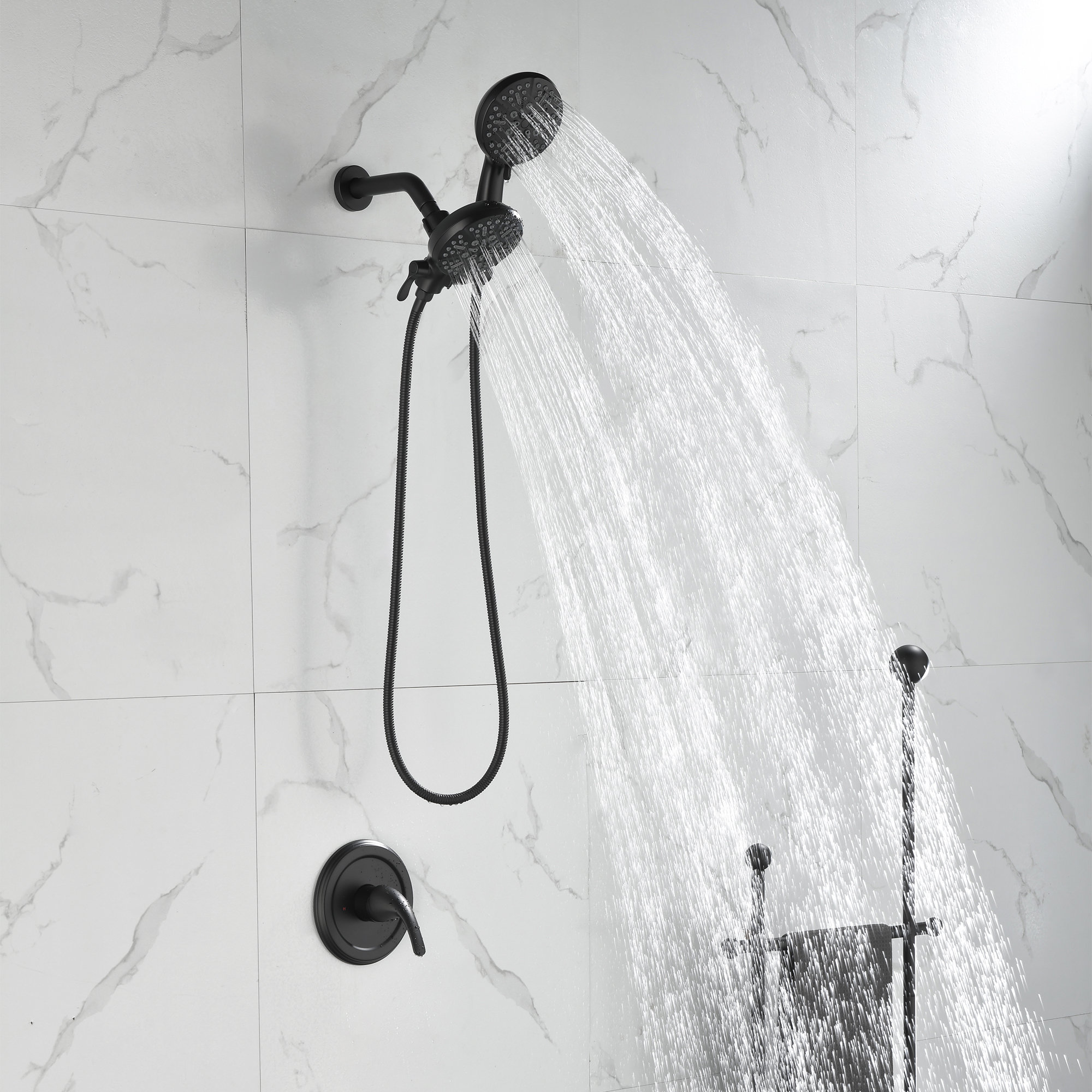 AQGA Pressure-Balanced (Temperature And Volume) Shower Faucet with ...