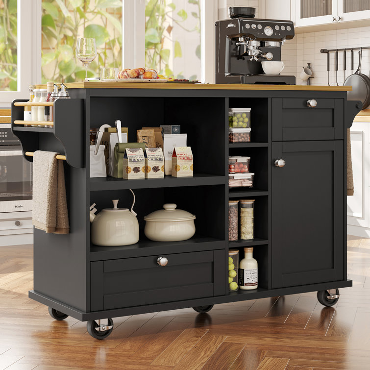 Lark Manor Asberry Wood Kitchen Island | Wayfair.co.uk
