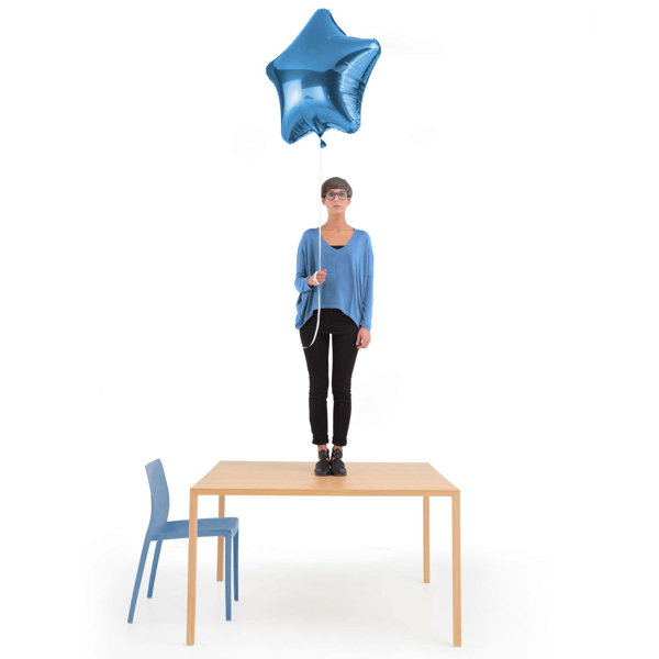 17 Stories Jakerria Solid Oak Dining Table | Wayfair.co.uk