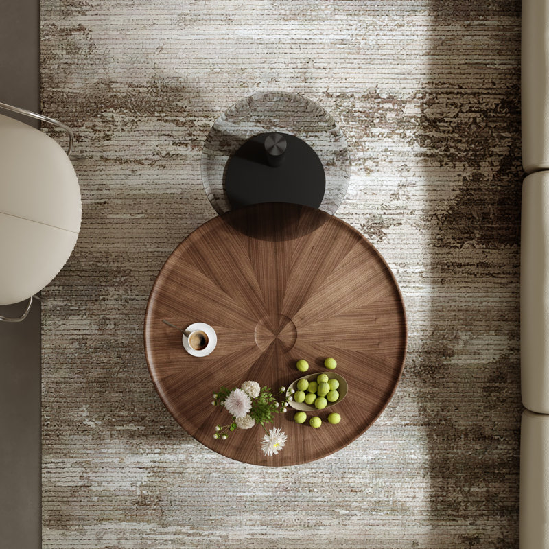Red Barrel Studio® Marizela Wood Round Nesting Coffee Table & Reviews ...