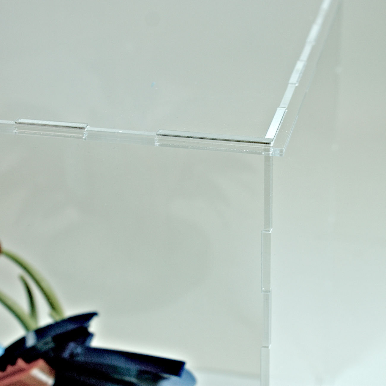 Rebrilliant Transparent Flatpack Display Case Storage Box | Wayfair.co.uk
