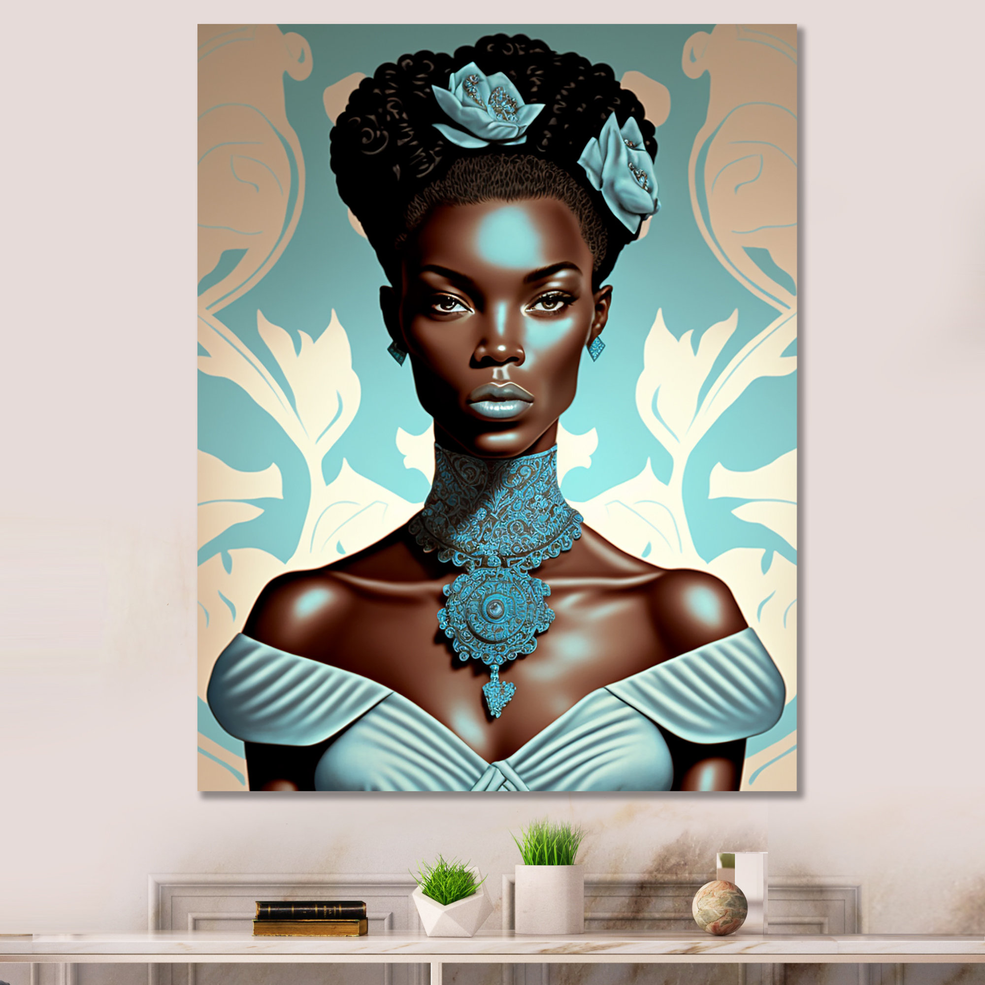 House of Hampton Vintage High Fashion African American Model VI On ...