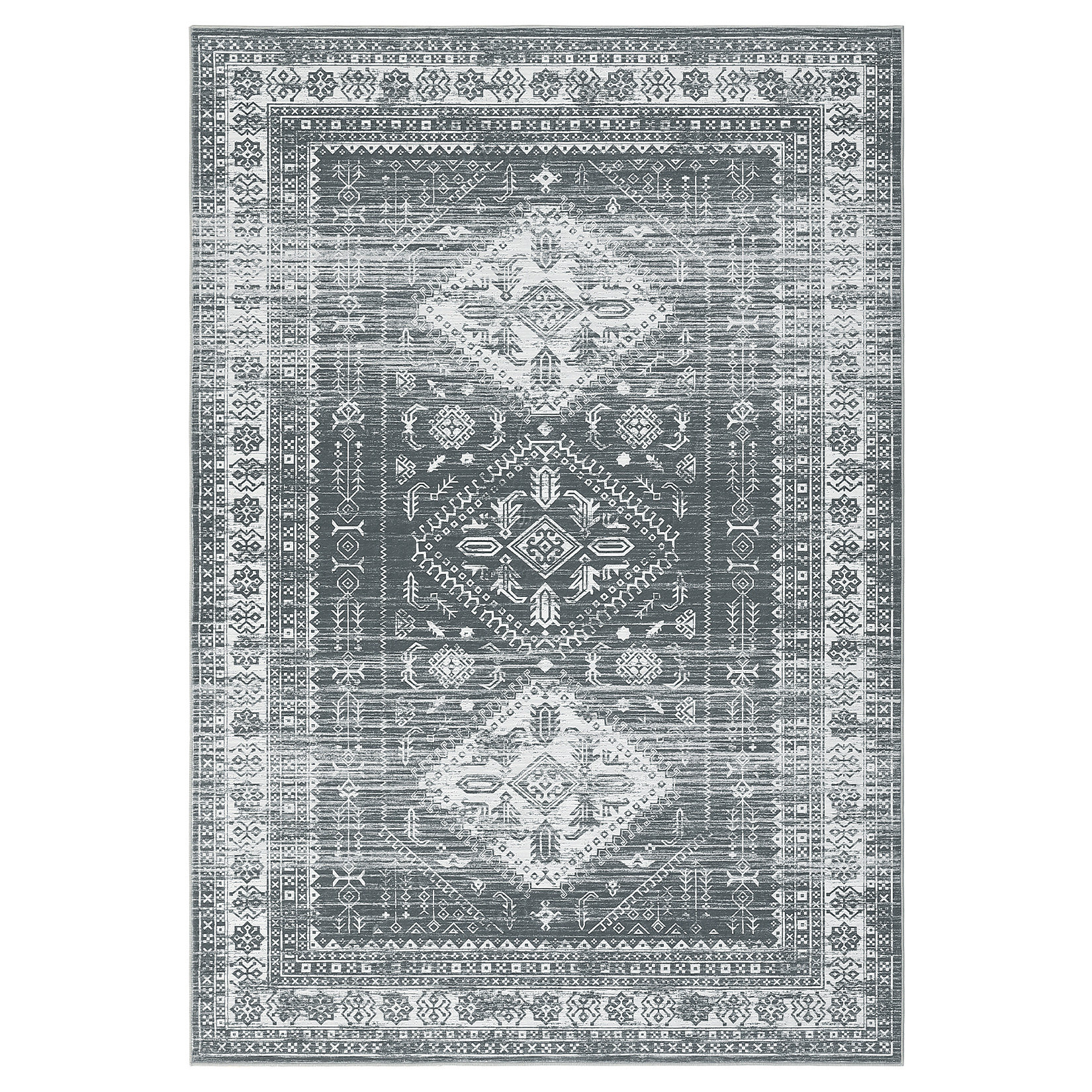 Bungalow Rose Large Washable Area Rug, Ultra-Thin Area Rug- Foldable ...