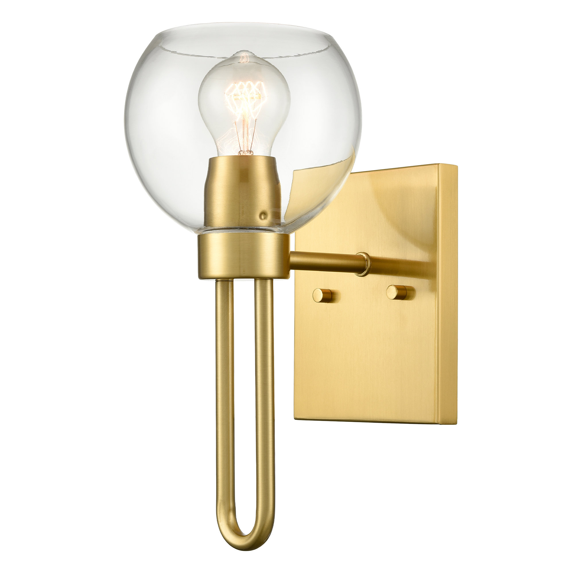 Wrought Studio™ Damitra Iron Armed Sconce | Wayfair