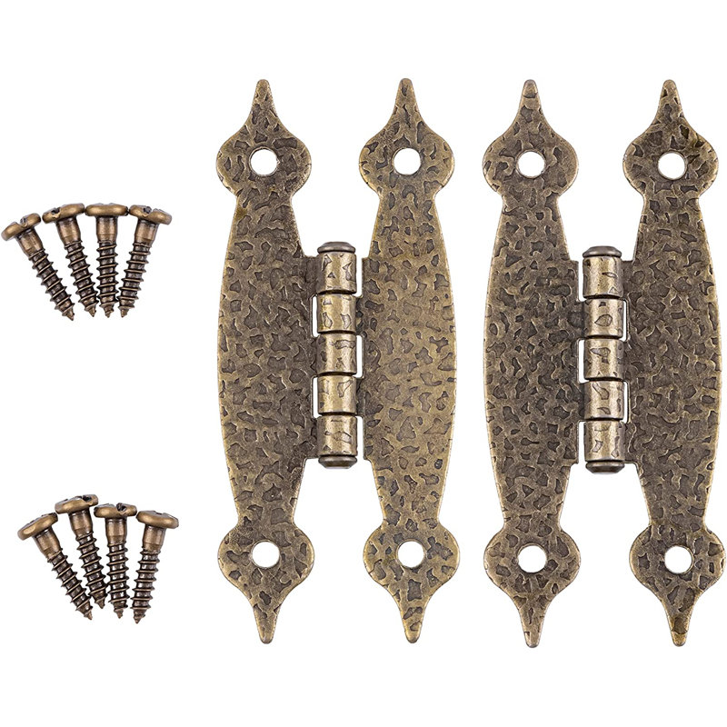 UNIQANTIQ HARDWARE SUPPLY Hammered H Type Cabinet Pivot Hinge | Wayfair