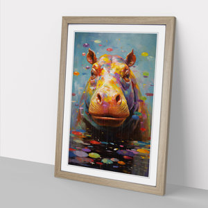 Big Box Art Hippo Dadaism - Framed Print | Wayfair.co.uk