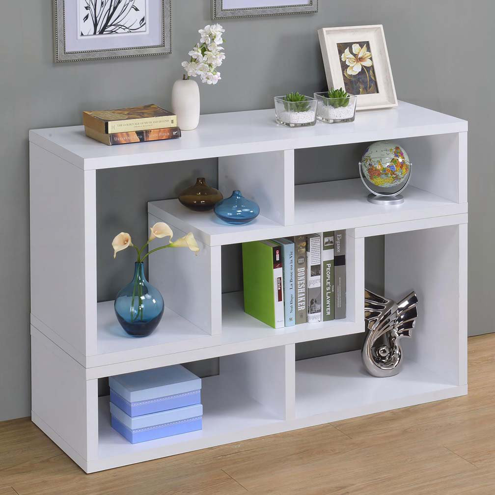 JBRHTWP8MQAPNM4E White Convertable Bookcase | Wayfair
