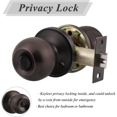 Probrico Privacy Door Knob & Reviews | Wayfair
