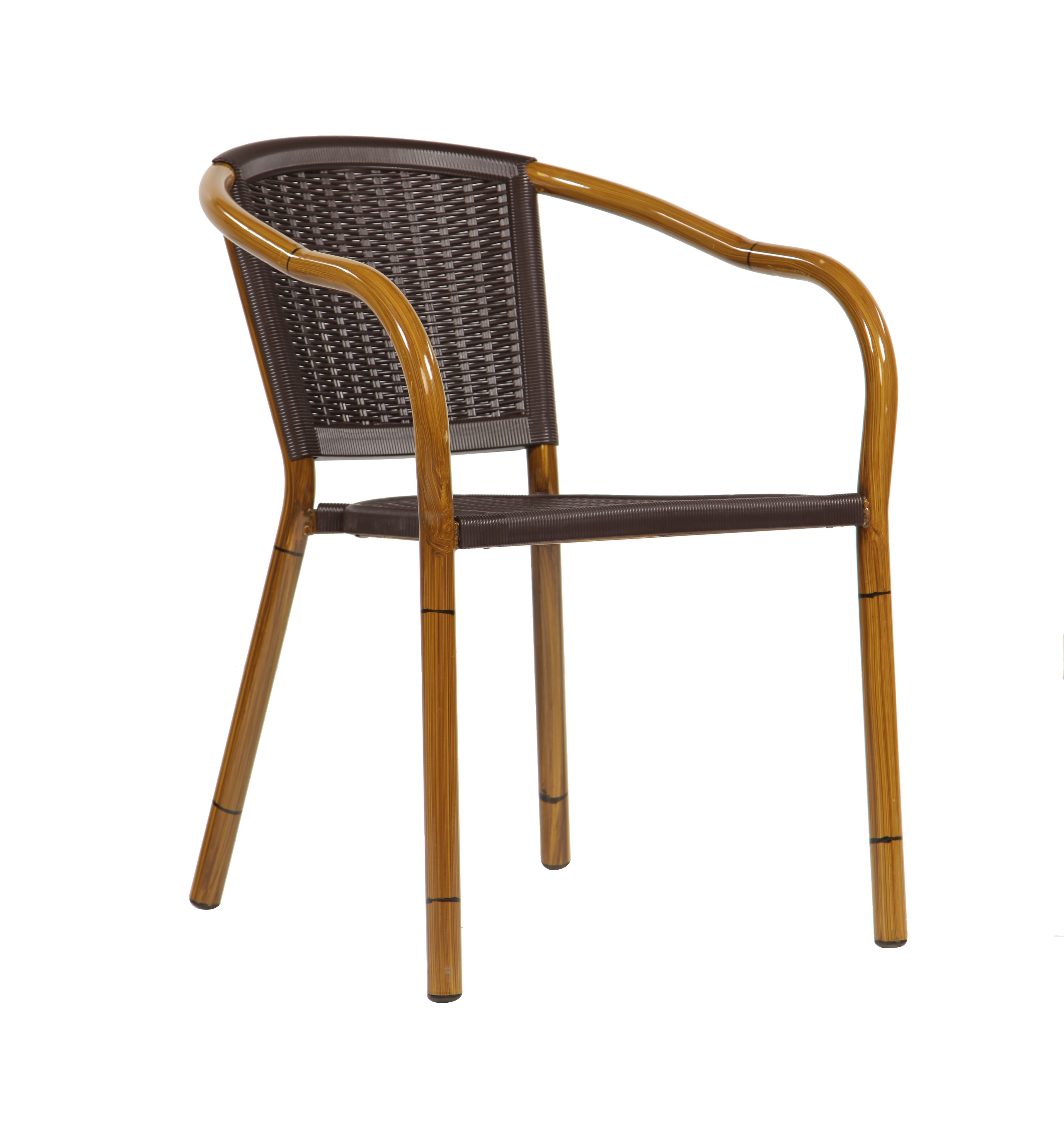 Rainbow Outdoor Stacking Patio Dining Armchair | Wayfair
