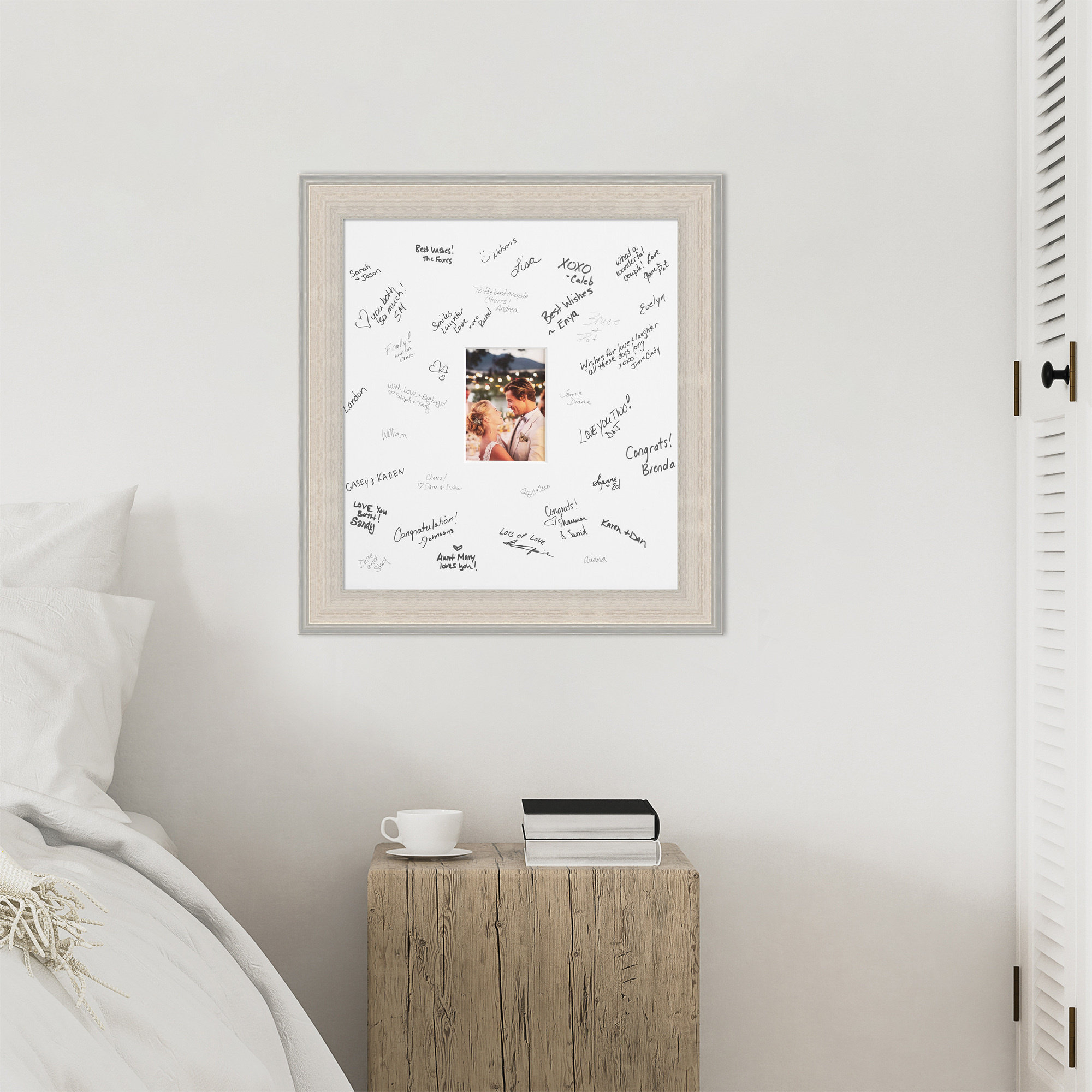 Wildon Home® Cottage Signature Mat Picture Frame, Photo Frame Wedding ...