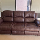Wade Logan® Mccubbin 83'' Faux Leather Reclining Sofa & Reviews | Wayfair