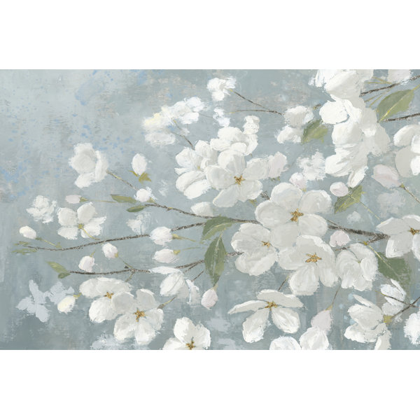 Rosalind Wheeler Spring Beautiful Grey by James Wiens - Wrapped Canvas ...