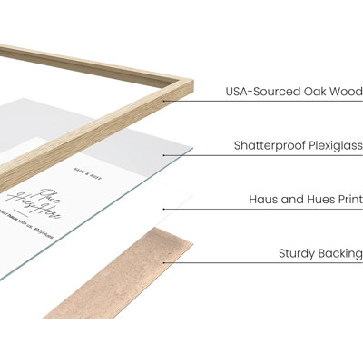 Haus and Hues Wood Picture Frame - Set of 9 | Wayfair