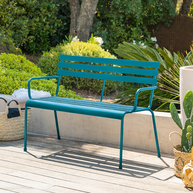 Ebern Designs Elaad Steel Bench | Wayfair.co.uk