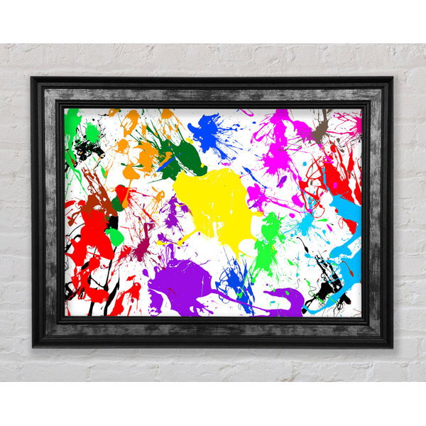 Bright Star Paint Splatter - Single Picture Frame Art Prints | Wayfair ...