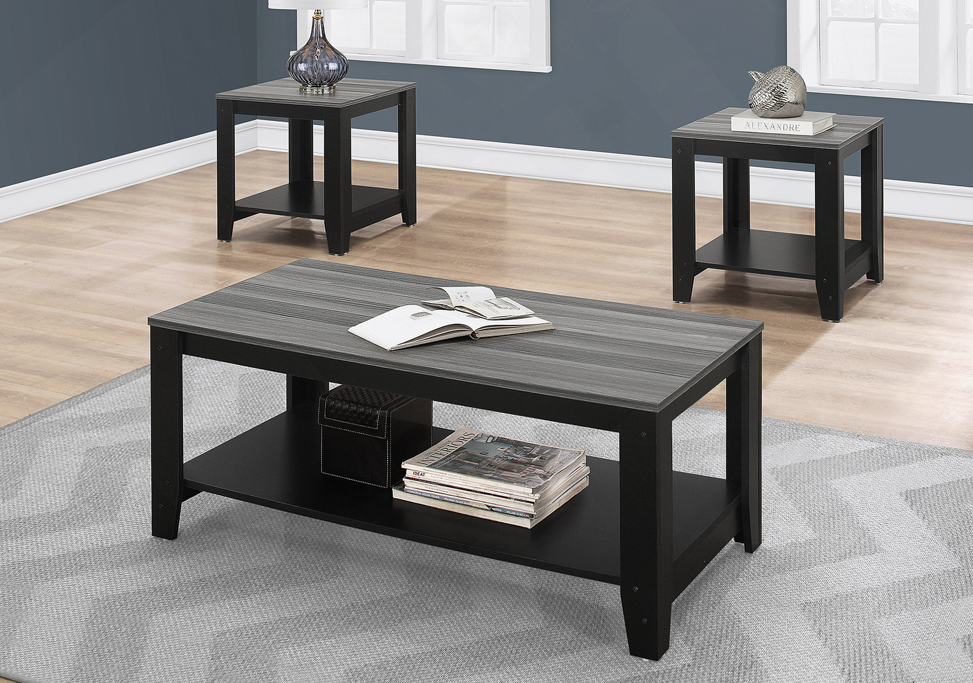 Lark Manor™ Table Set, 3pcs Set, Coffee, End, Side, Accent, Living Room ...