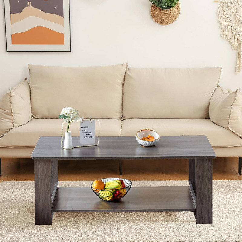Latitude Run® Kuthy Solid Wood Coffee Table - Wayfair Canada