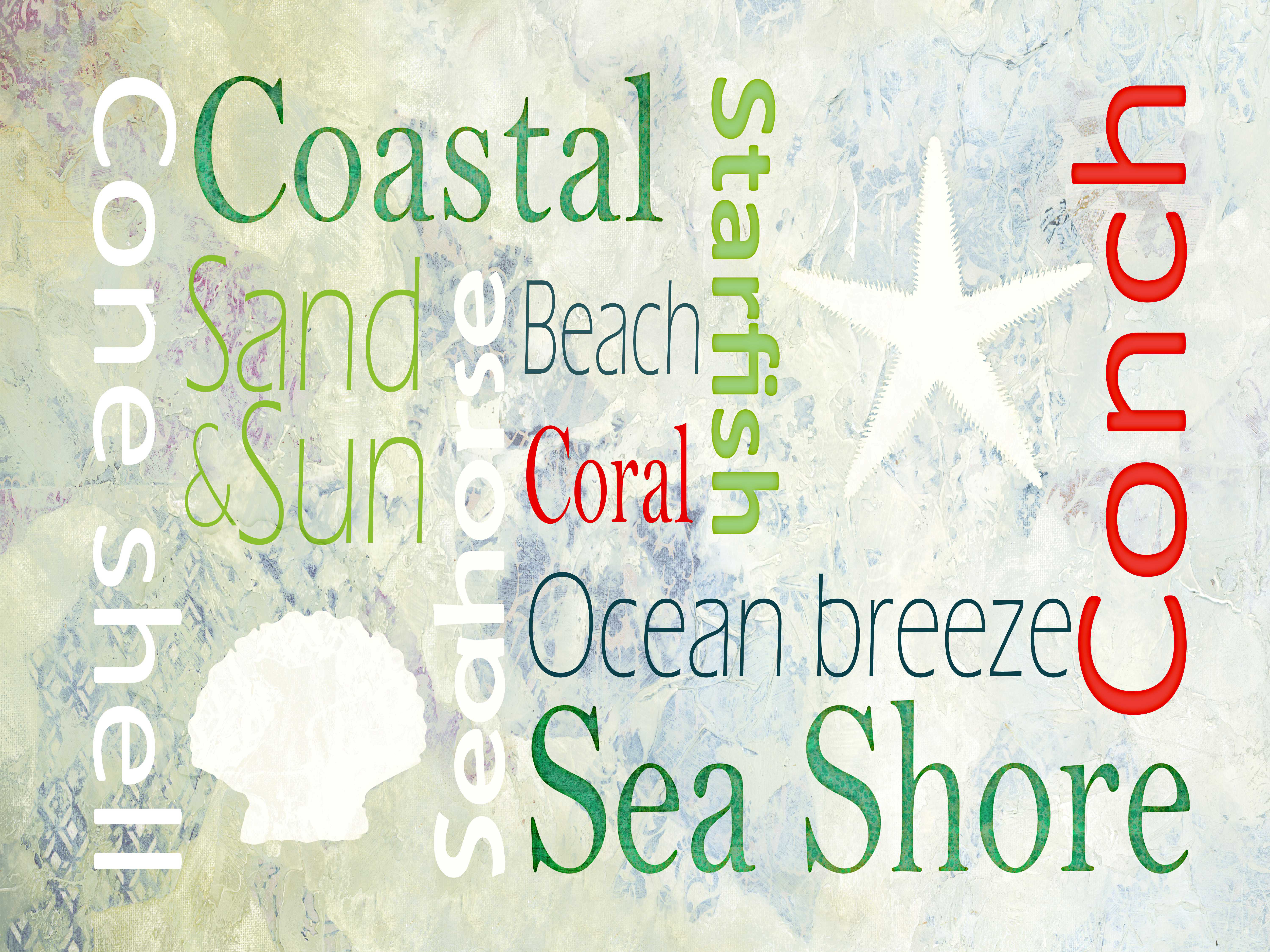 Trinx Coastal Words - Wayfair Canada