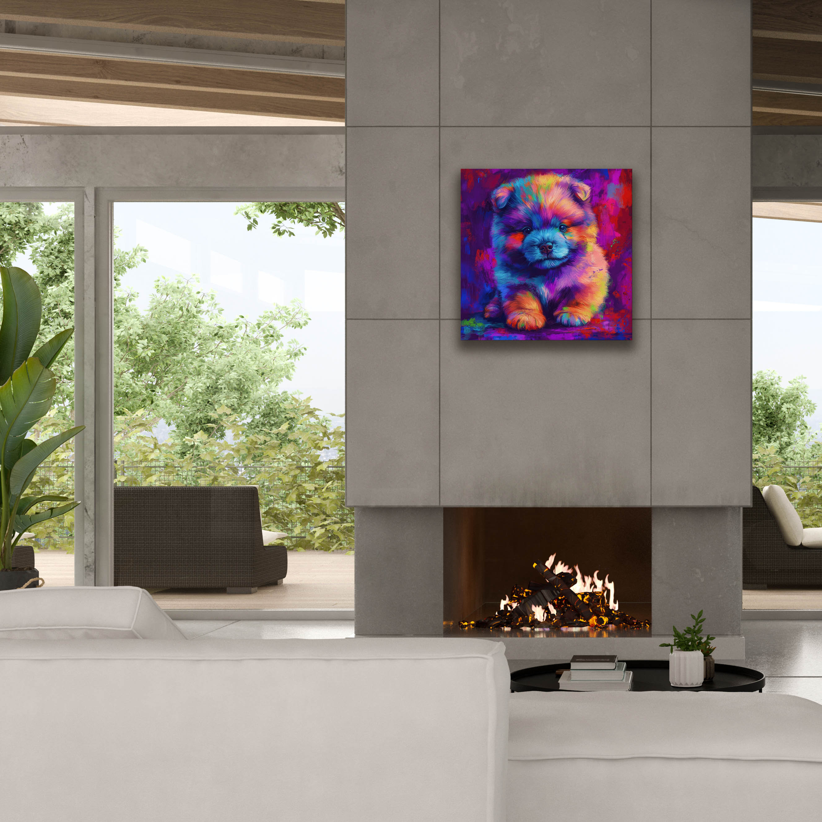 Lark Manor 'Woof Chow Chow' by Rich Monet Canvas Wall Art - Wayfair Canada