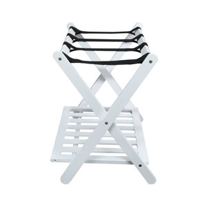 Casual Home Folding Wood Luggage Rack & Reviews | Wayfair
