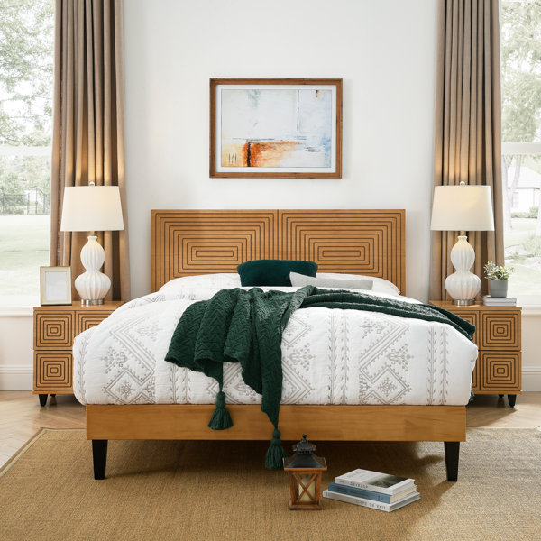 George Oliver Davari Solid Wood Bed & Reviews - Wayfair Canada