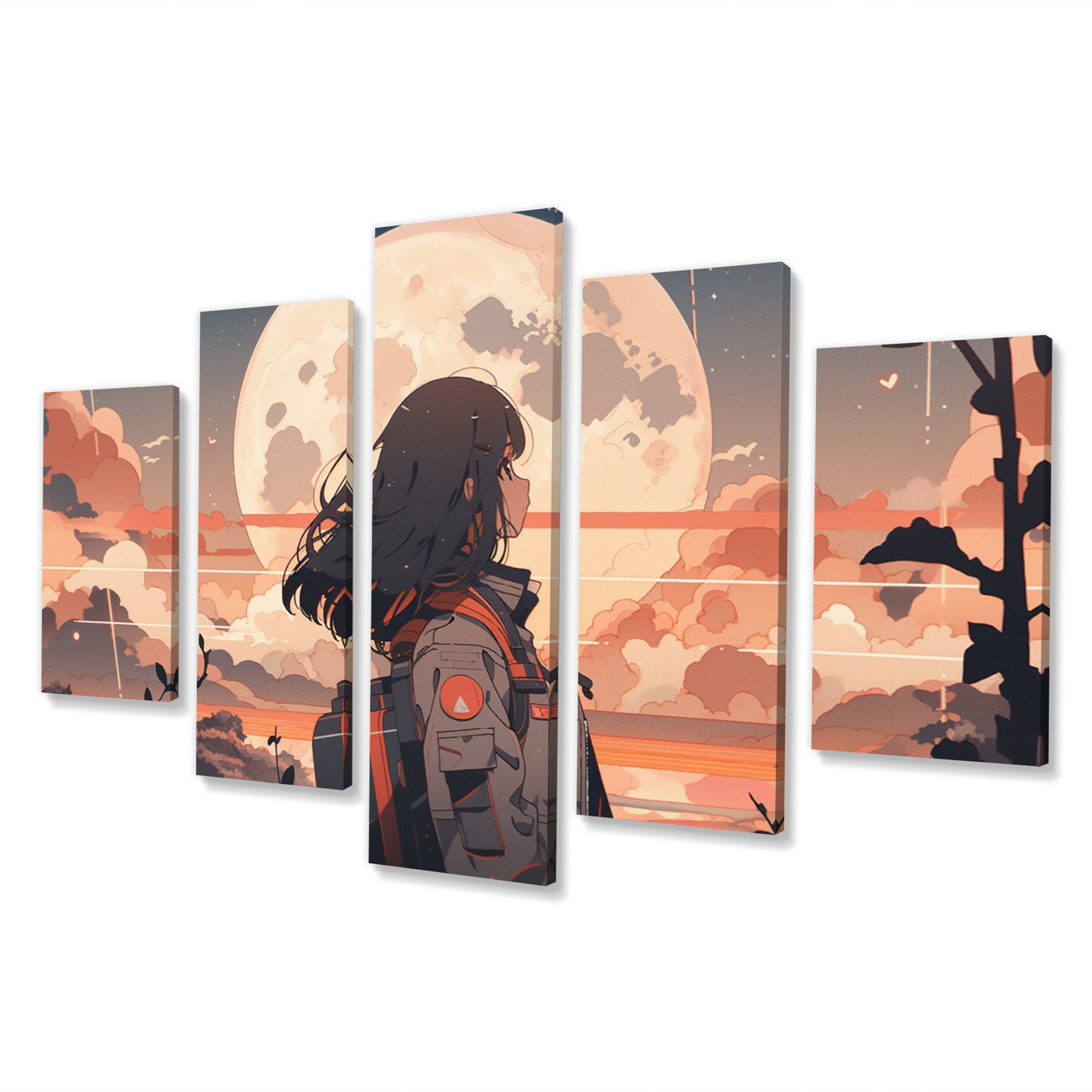 Design Art Female Parody Character II - Portrait Wall Art Print - 5 ...