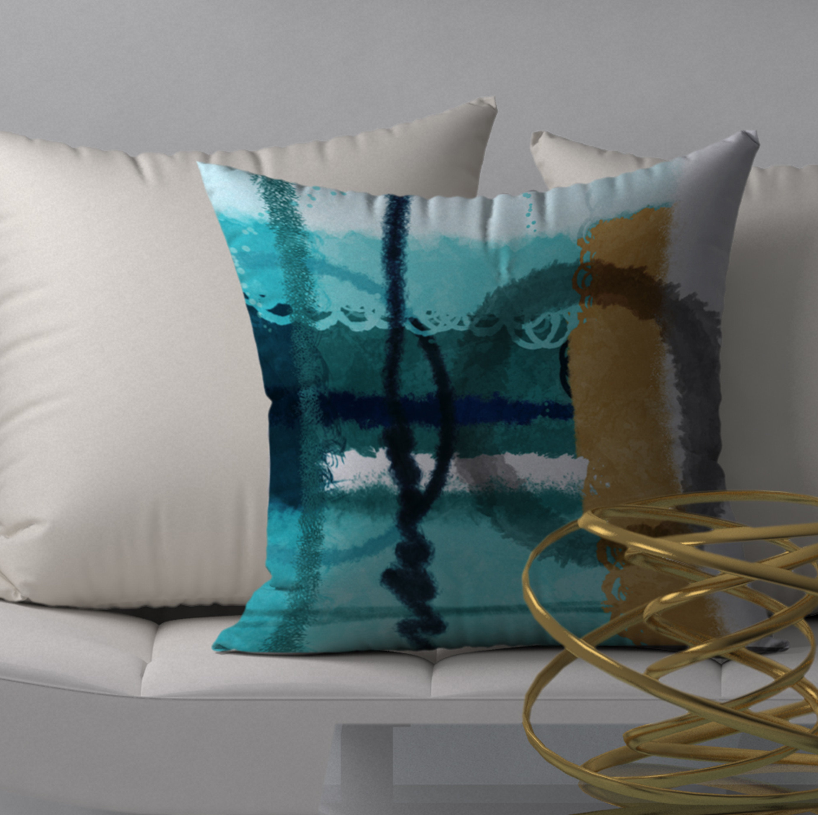 LeRoi Products Bruni Square Pillow Cover & Insert | Wayfair