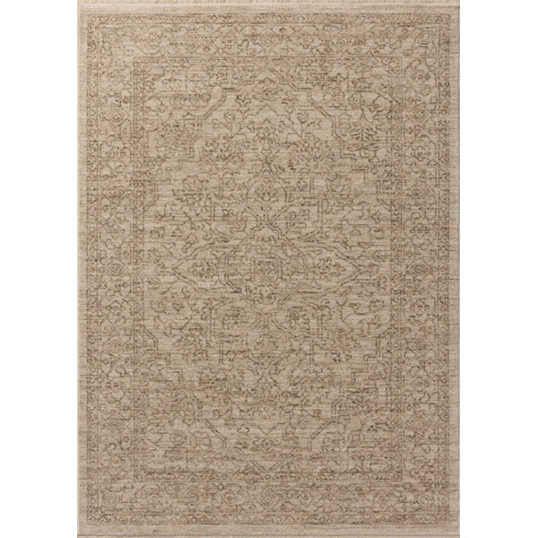 Bungalow Rose Allysan Taupe / Bone Area Rug | Wayfair