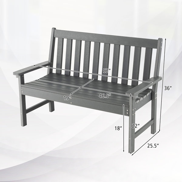 Lark Manor Aninye Outdoor Bench | Wayfair