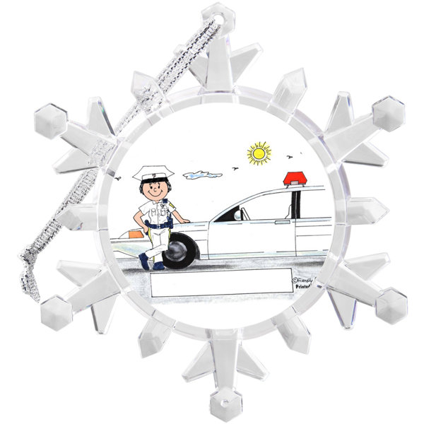 Printed Perfection Personalized Police Officer - Female Lighted LED ...