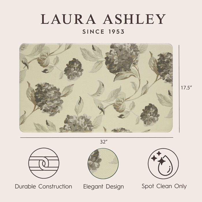 Laura Ashley Hydrangea Anti-Fatigue Wellness Mat & Reviews | Wayfair
