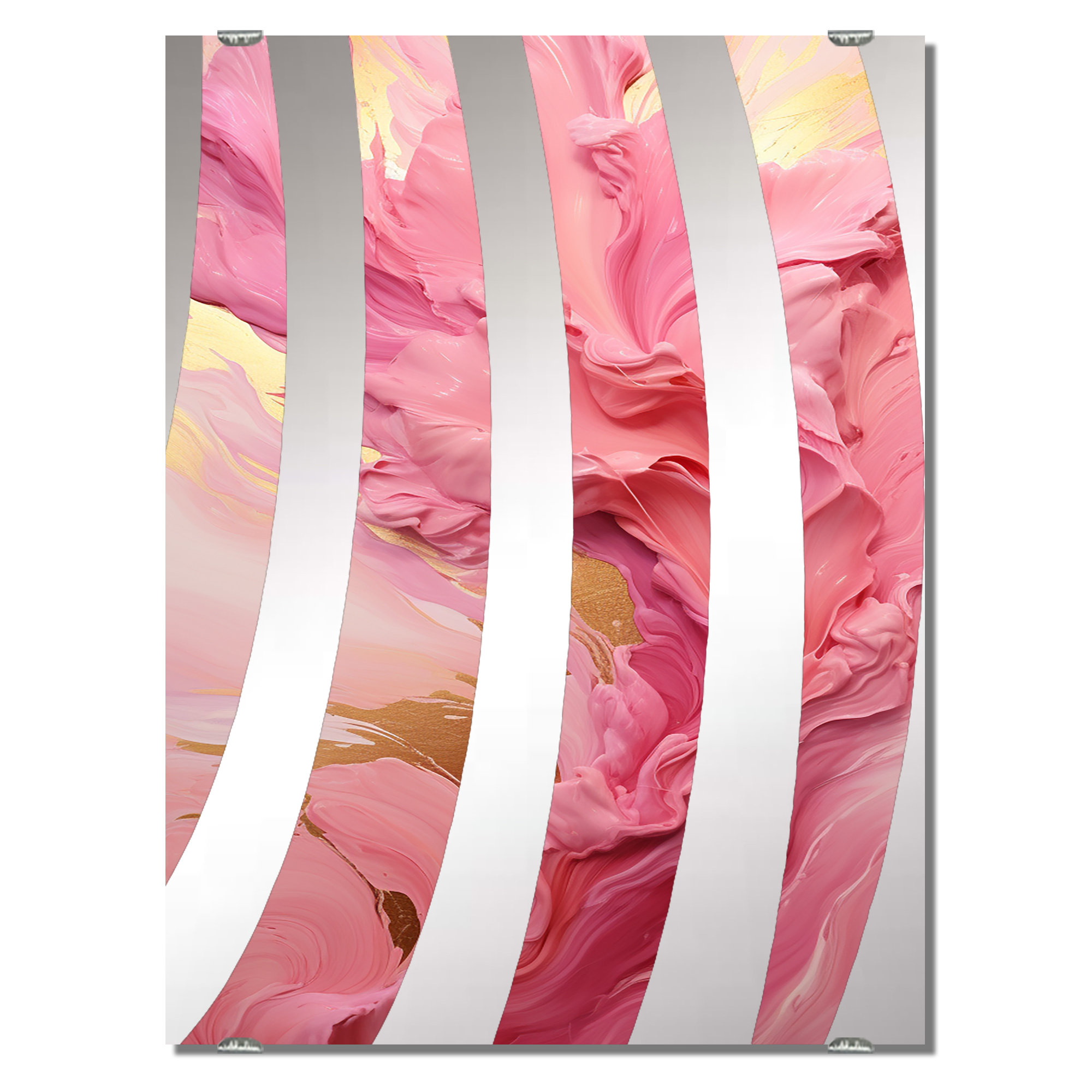 East Urban Home Chree - Abstract Collages Wall Mirror MIR131748 | Wayfair