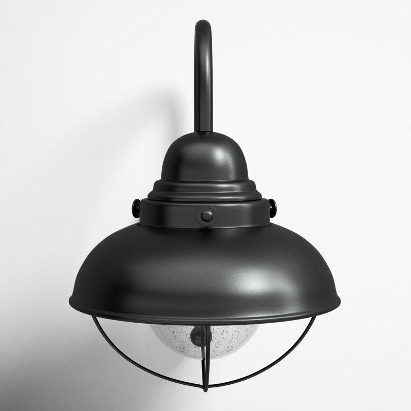 Birch Lane™ Audrey Seeded Glass Outdoor Barn Light "& Reviews" | Wayfair
