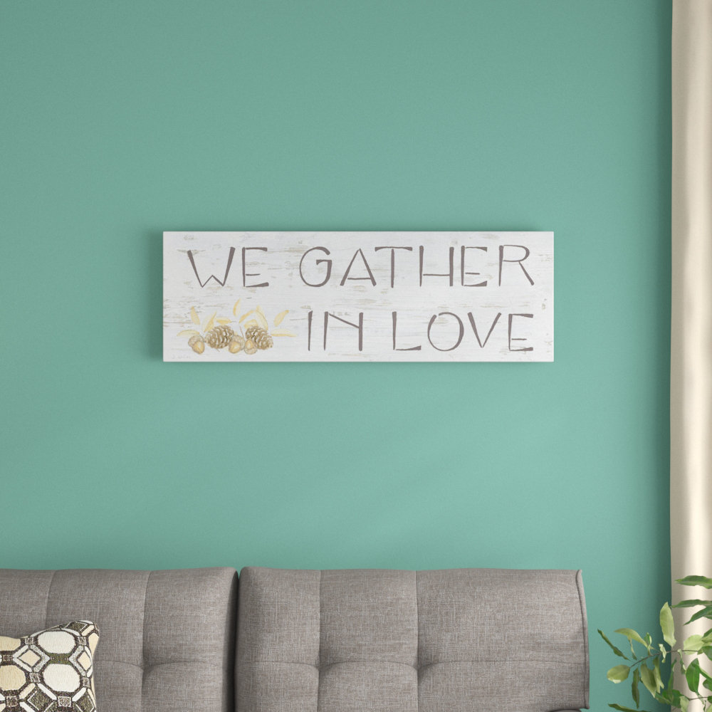East Urban Home 'Beautiful Bounty Sign IV' Textual Art on Canvas | Wayfair