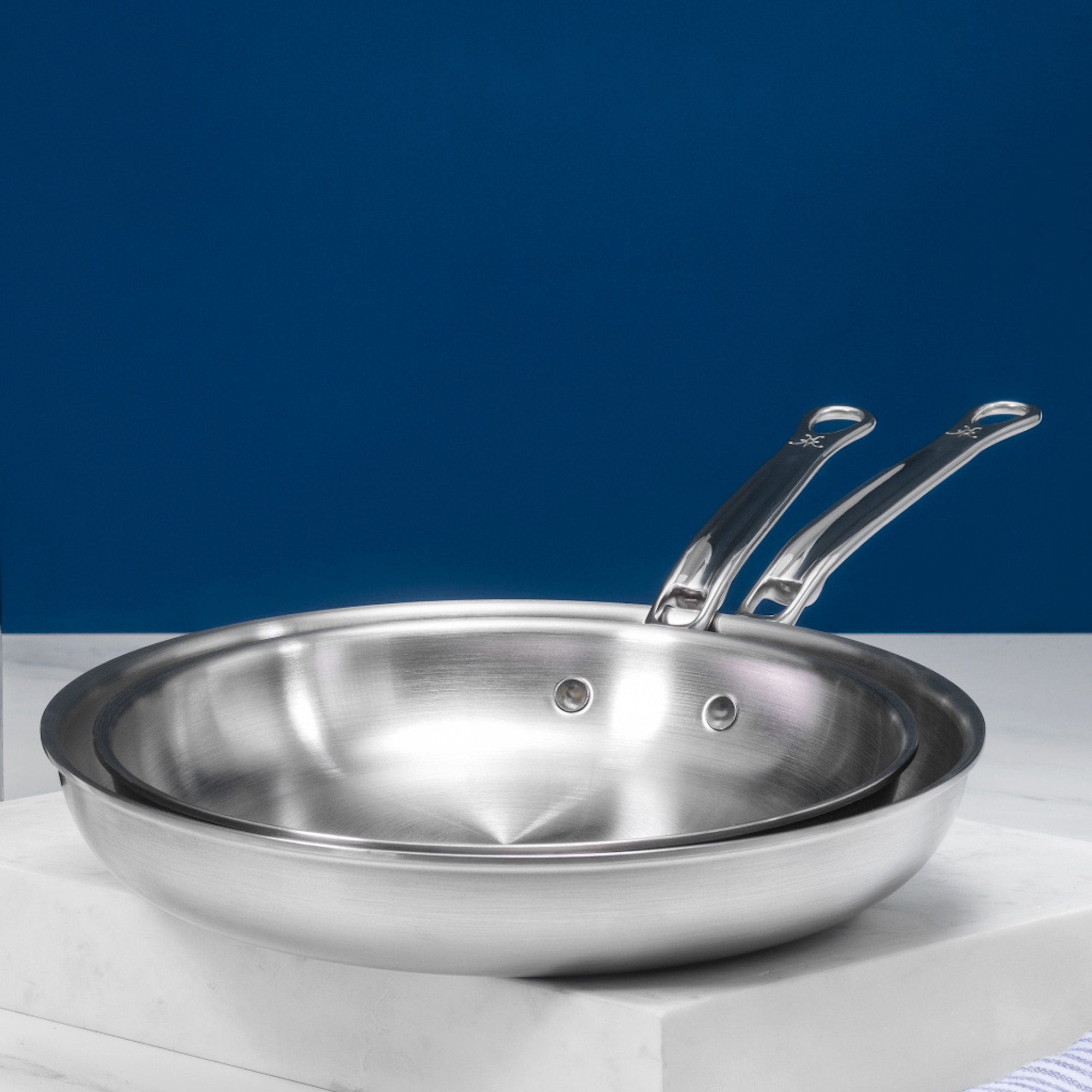 Hestan Thomas Keller Insignia 2 Piece Stainless Steel Saute' Pans 11 ...