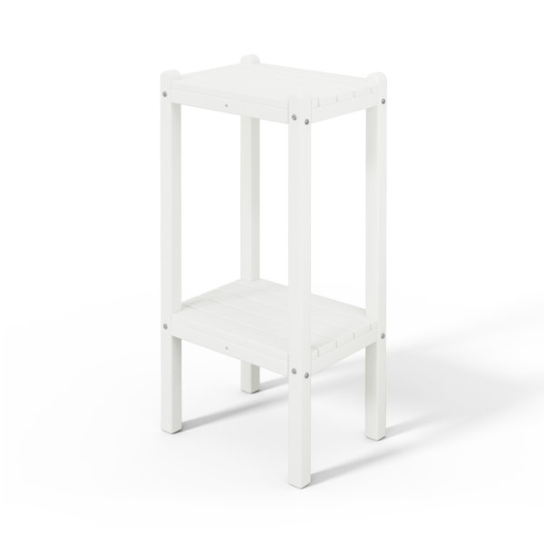 Winston Porter Mkiyah Square 18.45'' L x 18.45'' W Outdoor Side Table ...