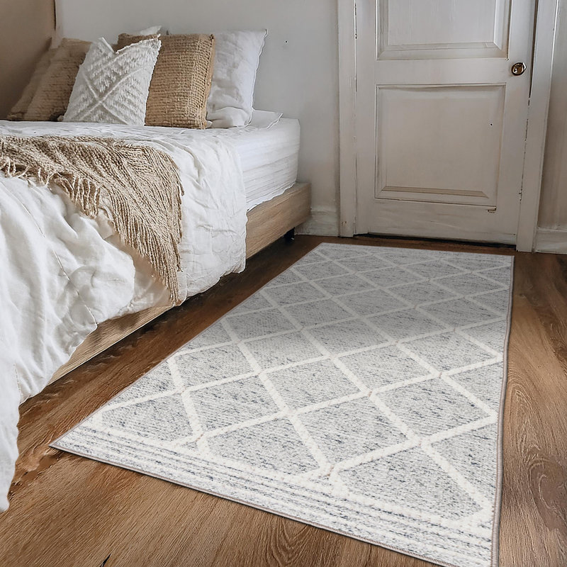 Ebern Designs Lusko Machine Washable Area Rug Living Room Bedroom ...