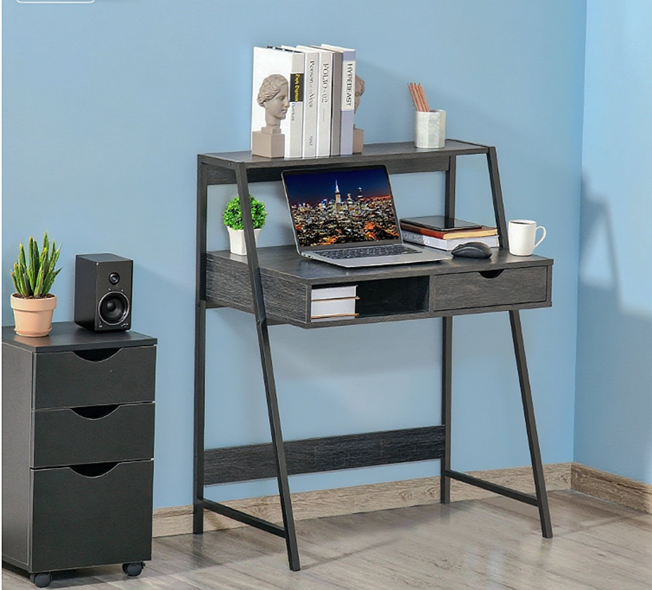 Wrought Studio™ Desk Home Office Desk, Computer Desk For Small Spaces ...