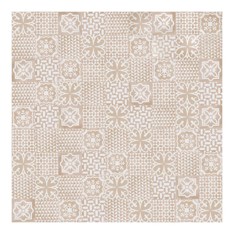 Bond Tile Angela Harris Capri 7.87 In. X 7.87 In. Matte Porcelain Floor ...