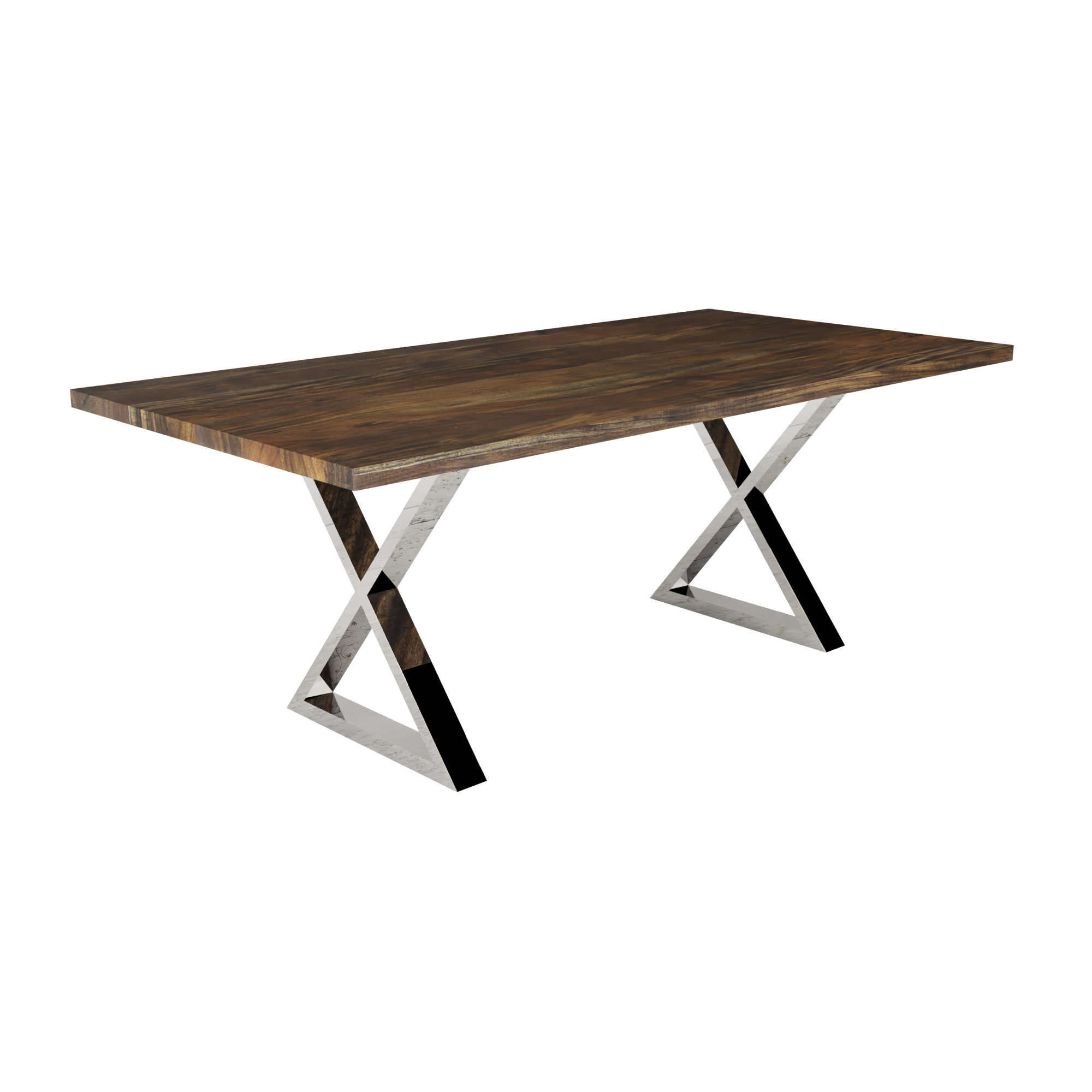 Union Rustic Emilia Straight Edge Sheesham Dining Table - Wayfair Canada