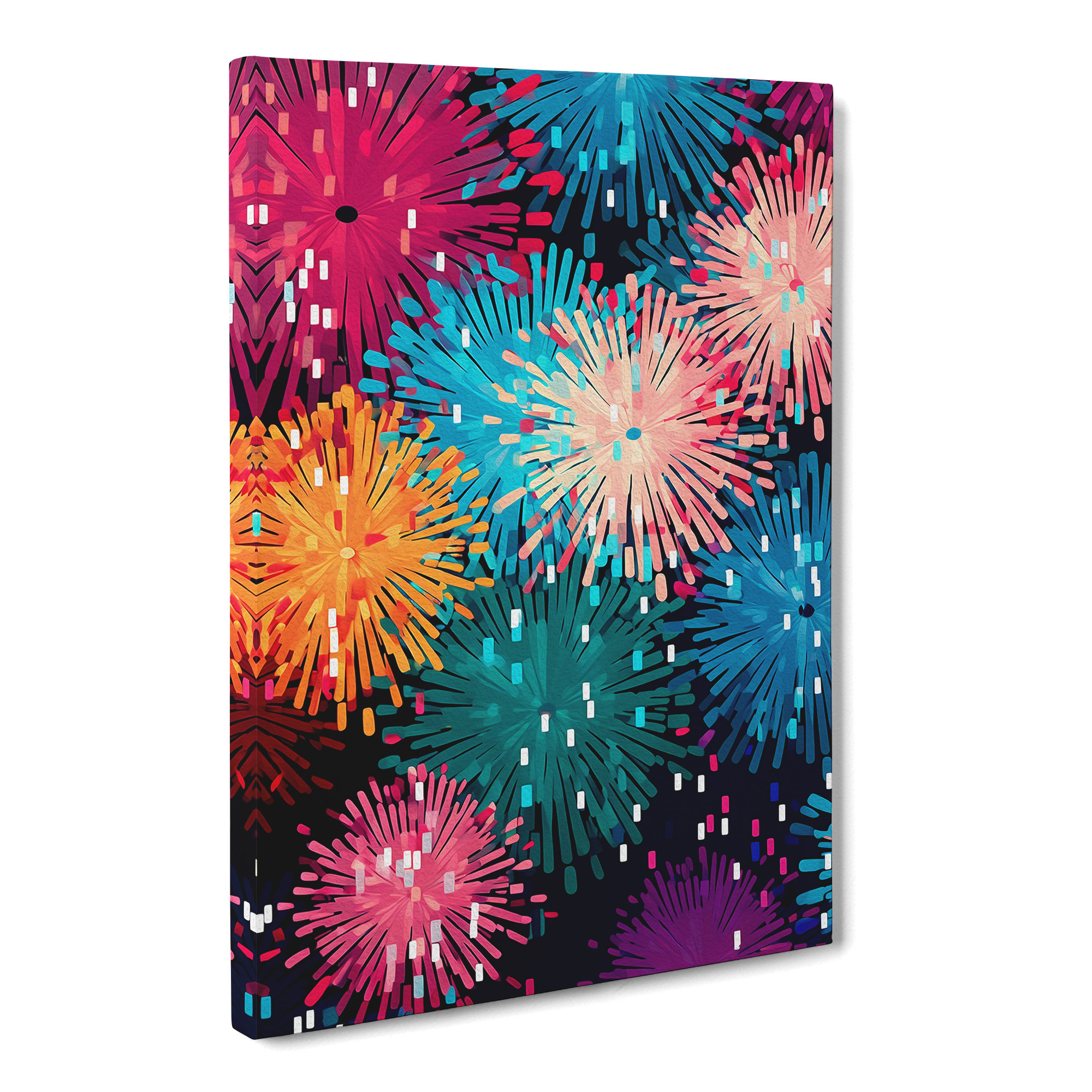 Marlow Home Co. Fireworks Colour Field - Art Prints | Wayfair.ie
