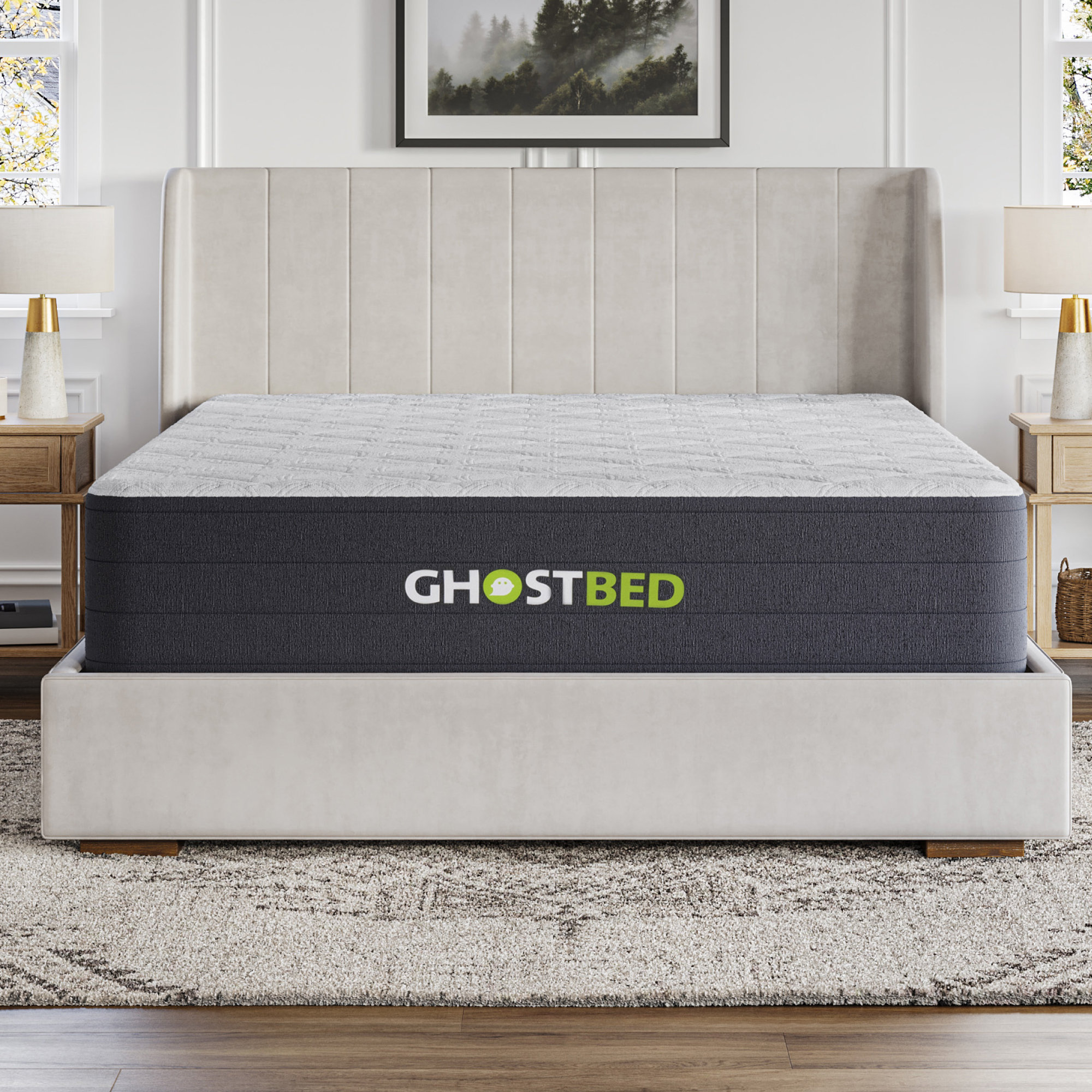 GhostBed 12'' Medium Cooling Gel Memory Foam Mattress & Reviews | Wayfair