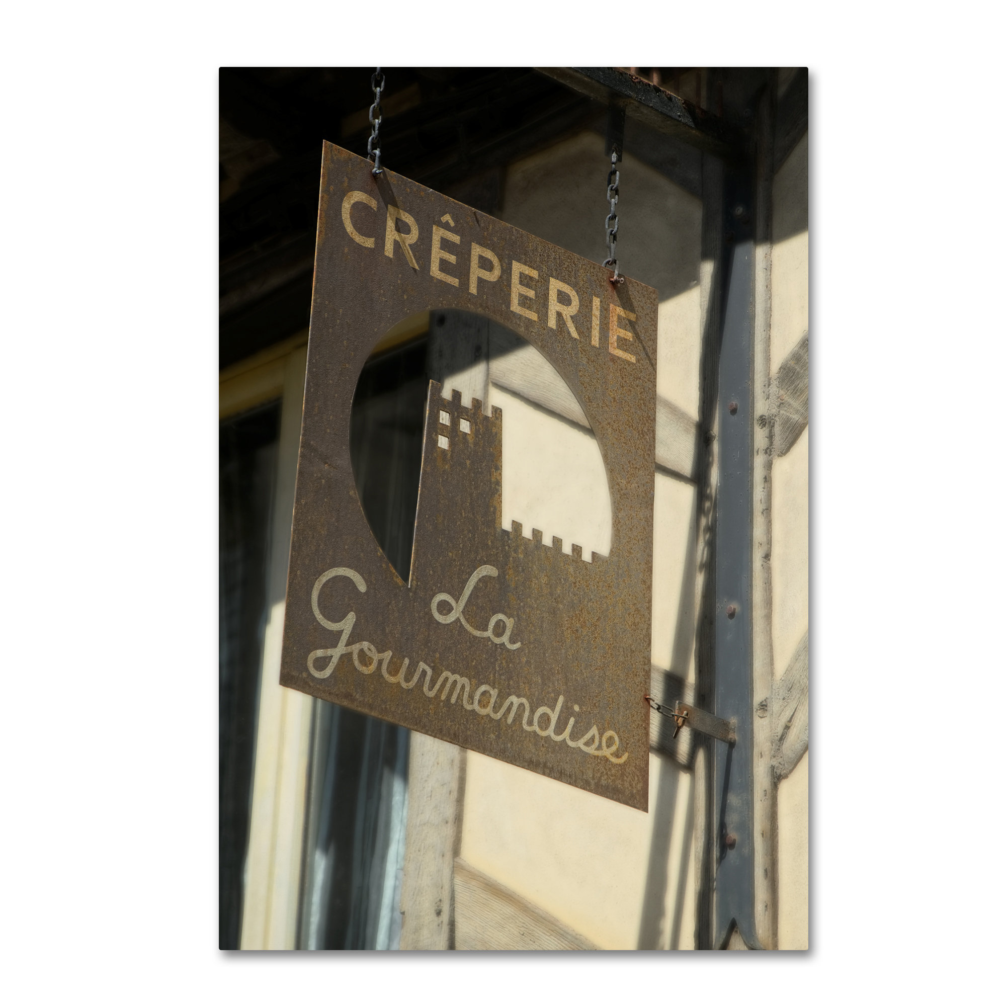 Winston Porter 'Creperie Sign' Photographic Print on Wrapped Canvas ...