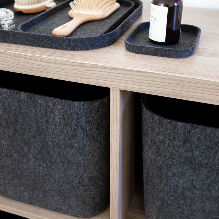 Sculpted Felt Storage Bin | AllModern