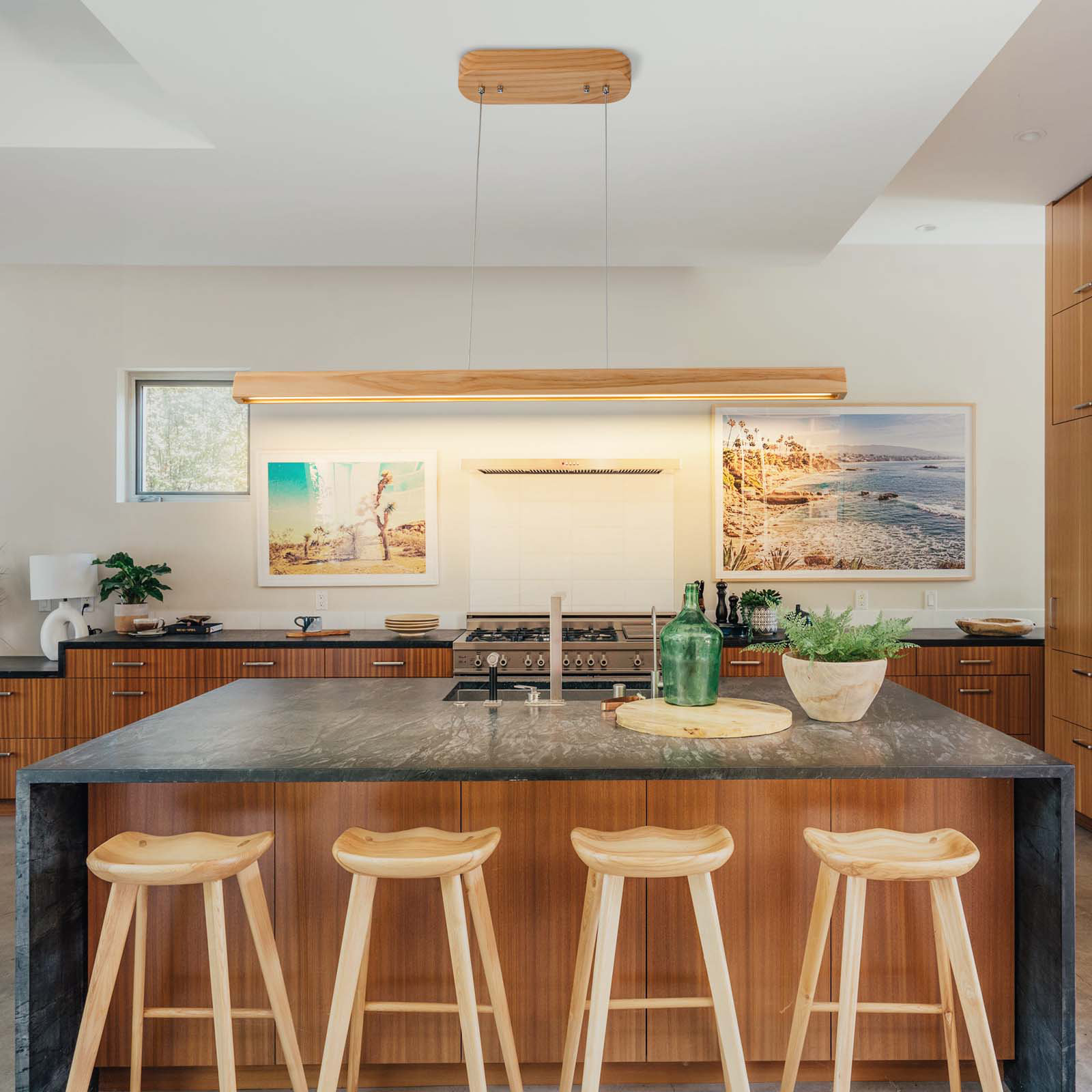 Ivy Bronx Rolde 1 - Light LED Kitchen Island Pendant & Reviews | Wayfair