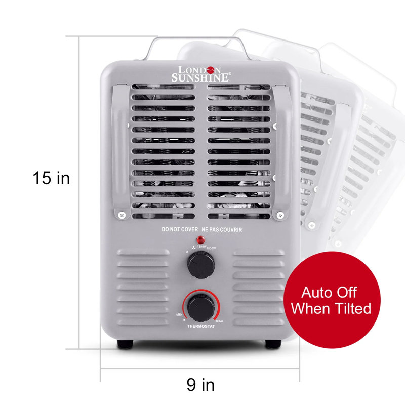 London Sunshine 1300 Watt Electric Radiant Radiator Heater | Wayfair