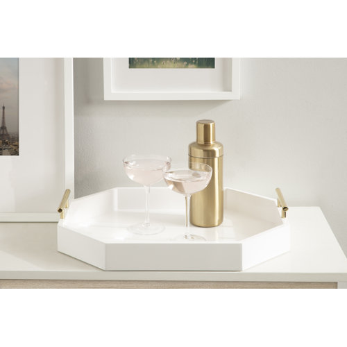 White Decorative Trays You'll Love | Wayfair